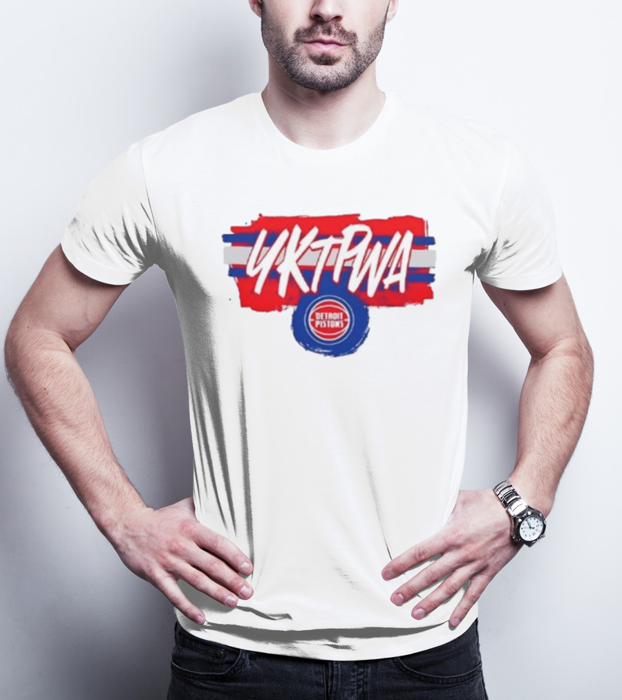 Yktpwa Detroit Pistons Celebration T-Shirt