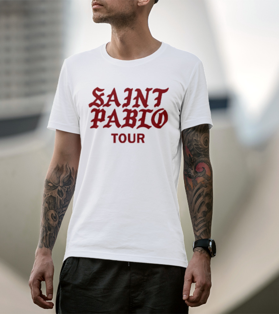 Saint Pablo Tour Official Merchandising T-Shirt