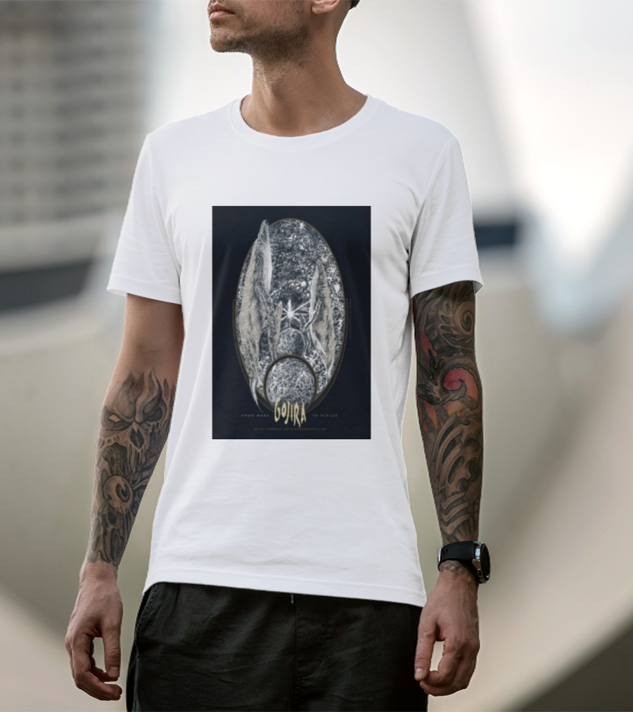 Gojira From Mars To Sirius Saint Herblain France Event December 2 2025 T-Shirt