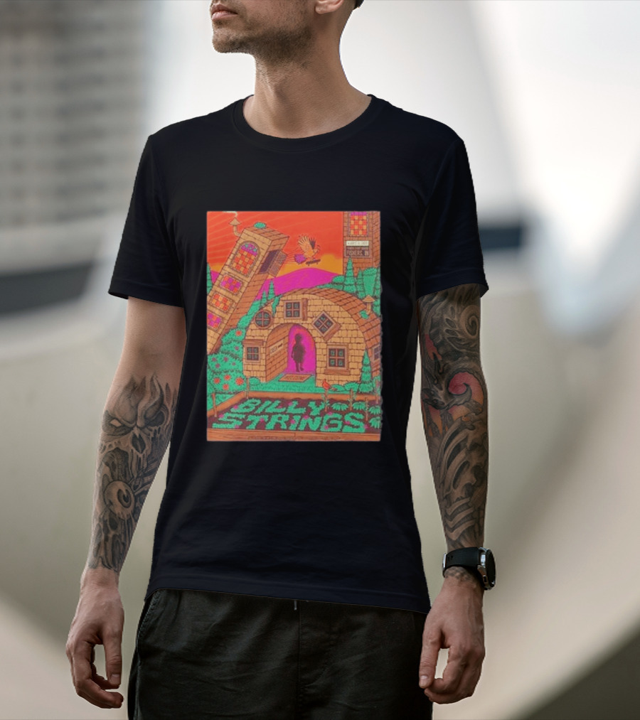 Billy Strings Fishers IN 2026 Night 3 Live August 8 Event Center T-Shirt