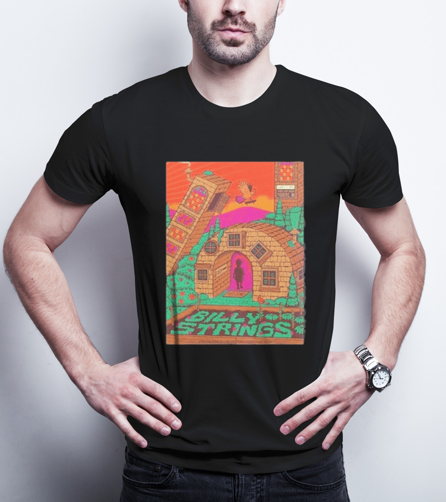 Billy Strings Fishers IN 2026 Night 3 Live August 8 Event Center T-Shirt