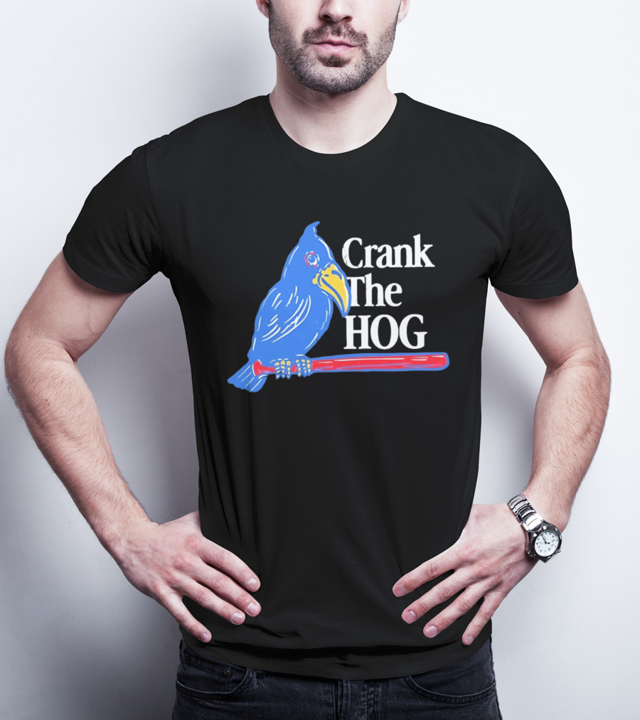 Crank The Hog Villanova Wildcats Basketball Jay Wright NCAA Sports T-Shirt