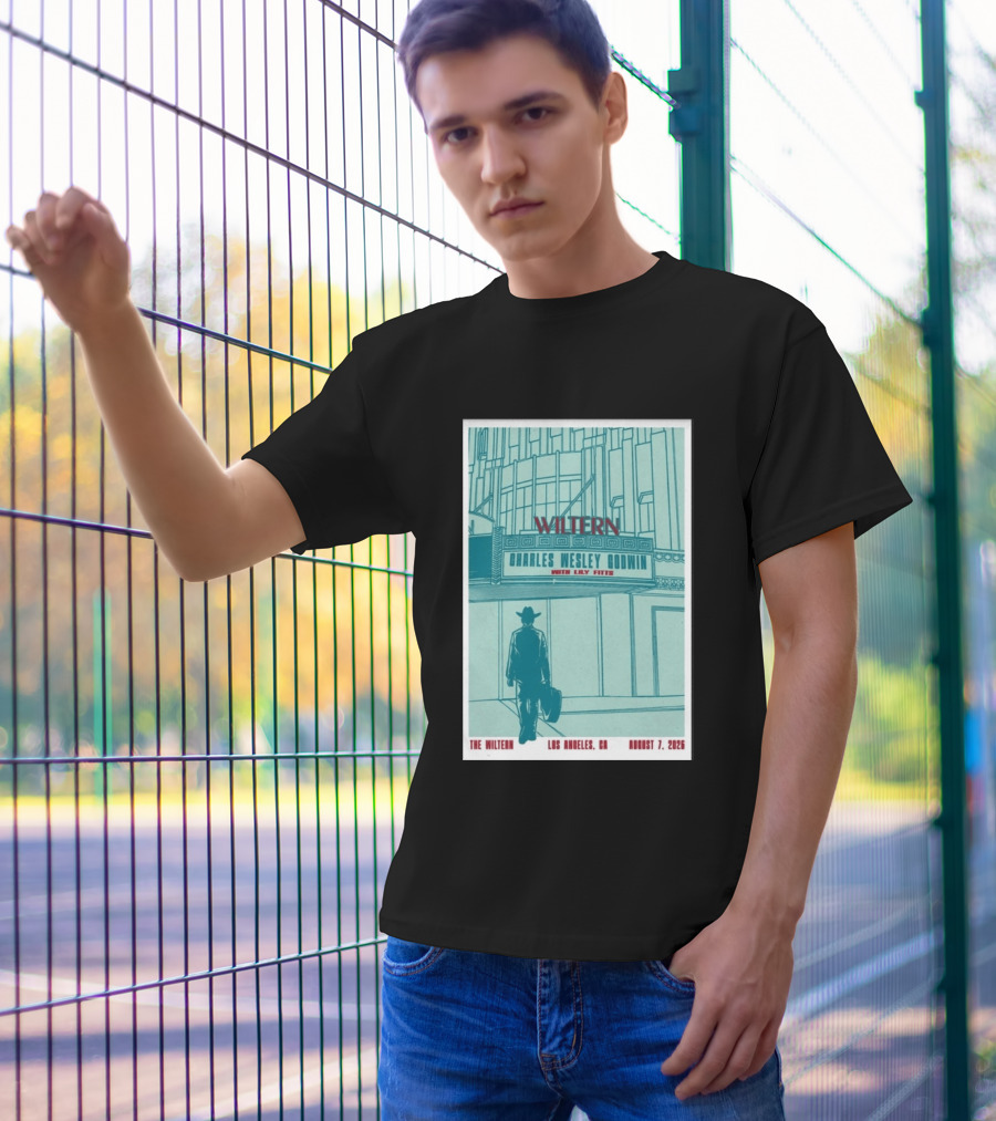 Charles Wesley Godwin Live At The Wiltern With Lilly Hiatt August 7 2026 Los Angeles CA T-Shirt