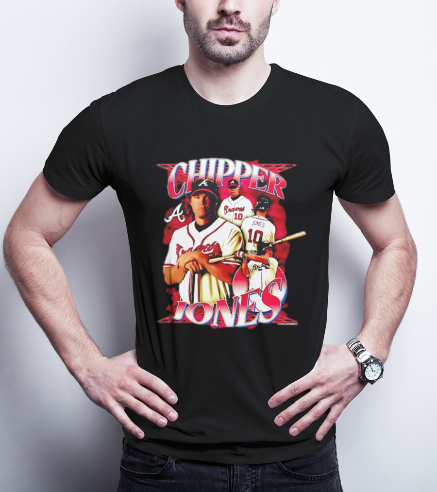 Chipper Jones Atlanta Braves Number 10 MLB Legend T-Shirt