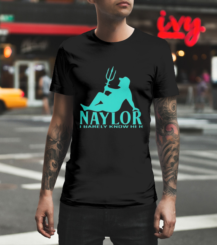 Naylor I Barely Know Her Mariners Trident Pose T-Shirt