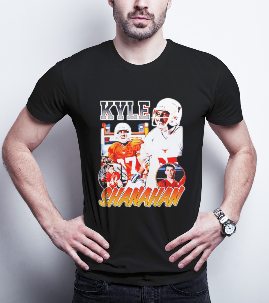 Kyle Shanahan Texas Longhorns Football Legend Player Number 17 T-Shirt