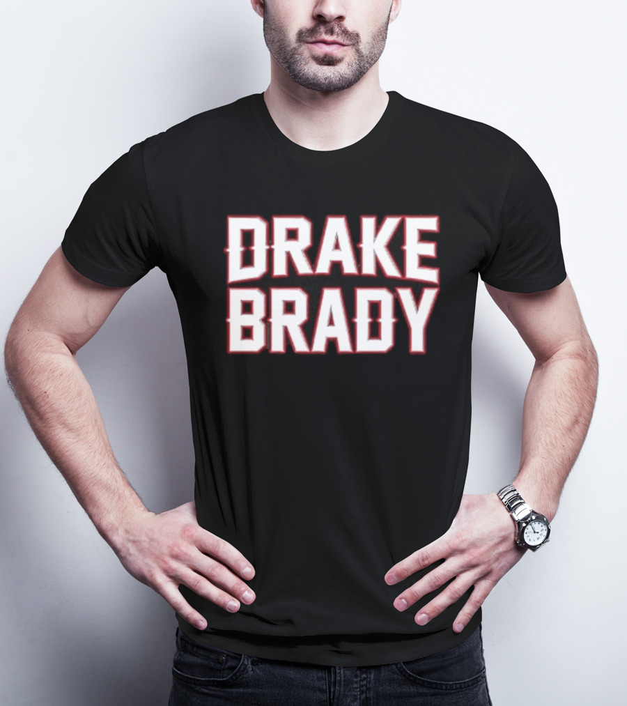 Drake Brady Bold Lettering Sports Fusion T-Shirt