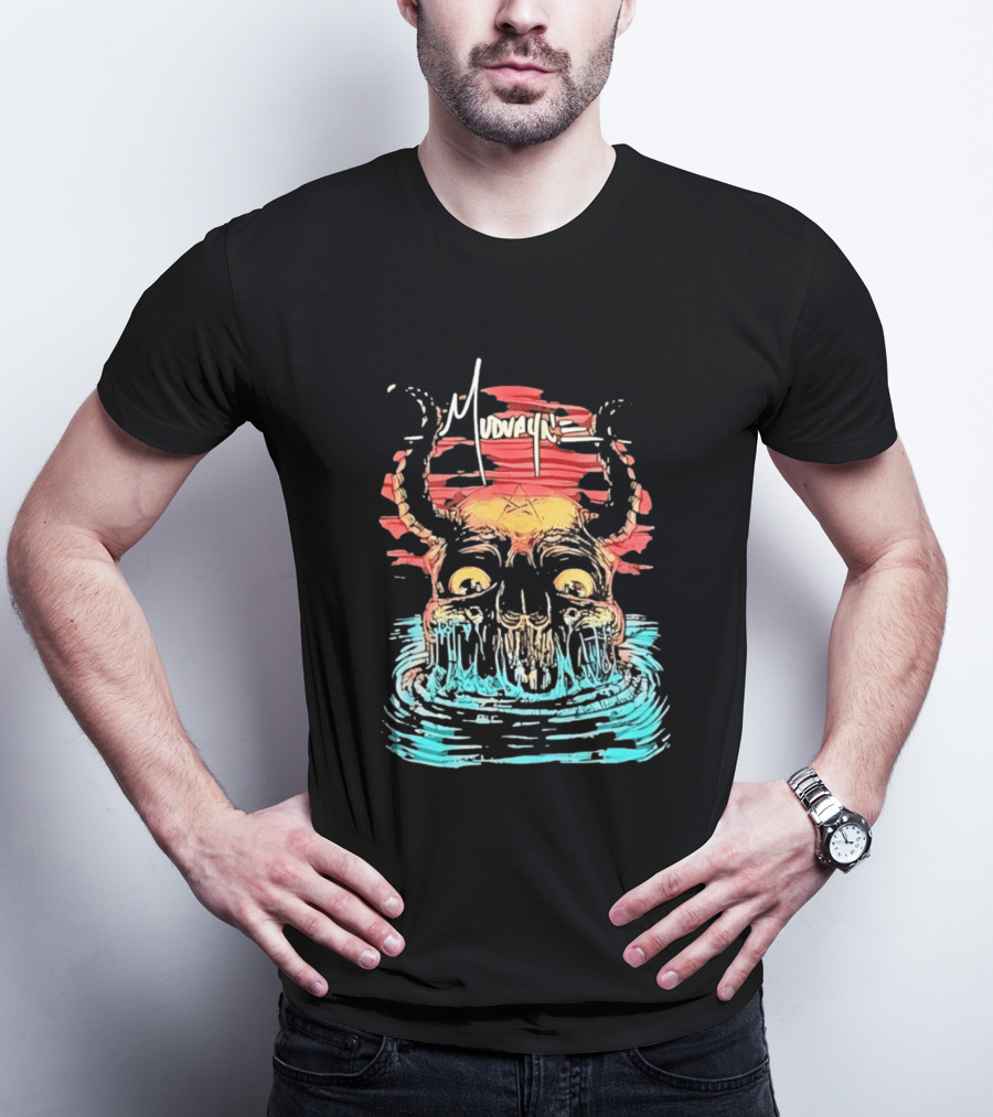 Mudvayne Skull Horns Water Heavy Metal T-Shirt