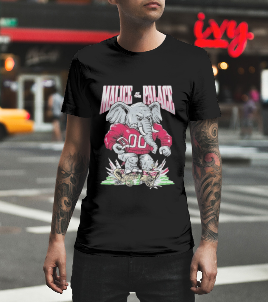 Alabama Crimson Tide Malice At The Palace Elephant 00 Beat Ou T-Shirt