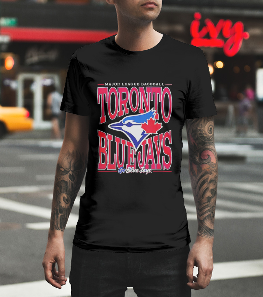 Toronto Blue Jays Major League Baseball Go Blue Jays T-Shirt
