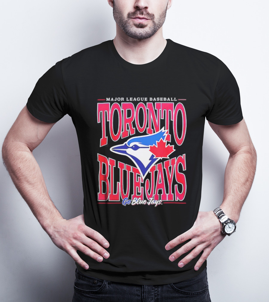 Toronto Blue Jays Major League Baseball Go Blue Jays T-Shirt