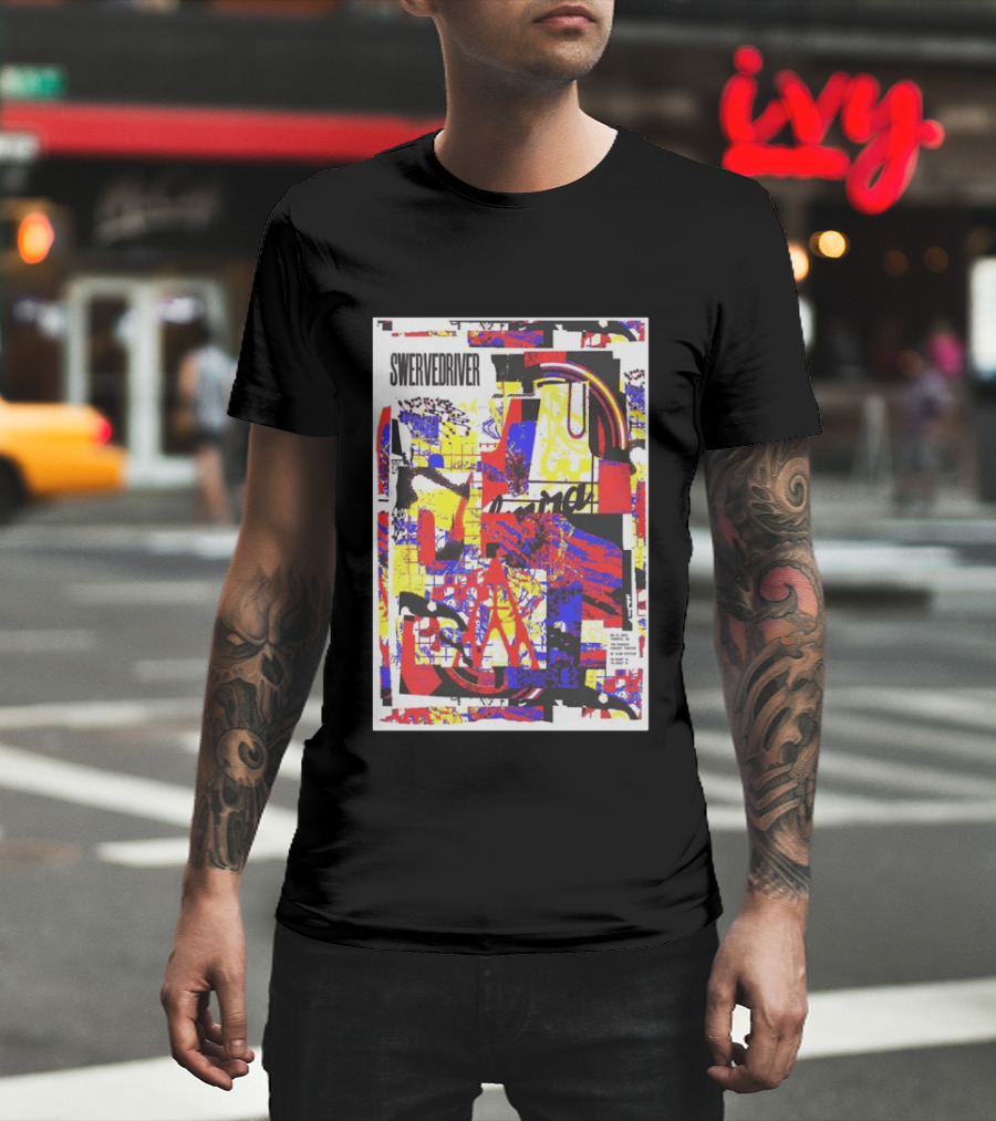 Swervedriver Phoenix Concert Theatre Toronto ON Aug 21 2026 Vibrant Abstract Collage T-Shirt