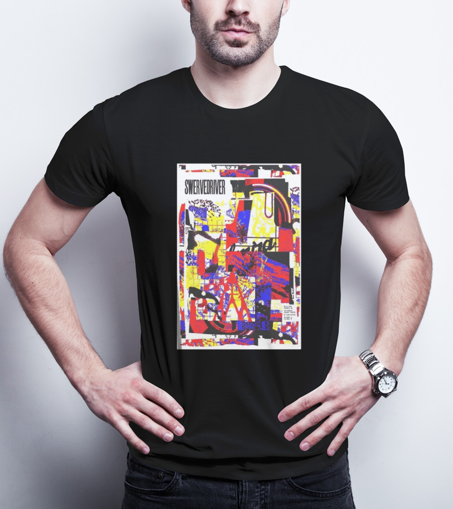 Swervedriver Phoenix Concert Theatre Toronto ON Aug 21 2026 Vibrant Abstract Collage T-Shirt