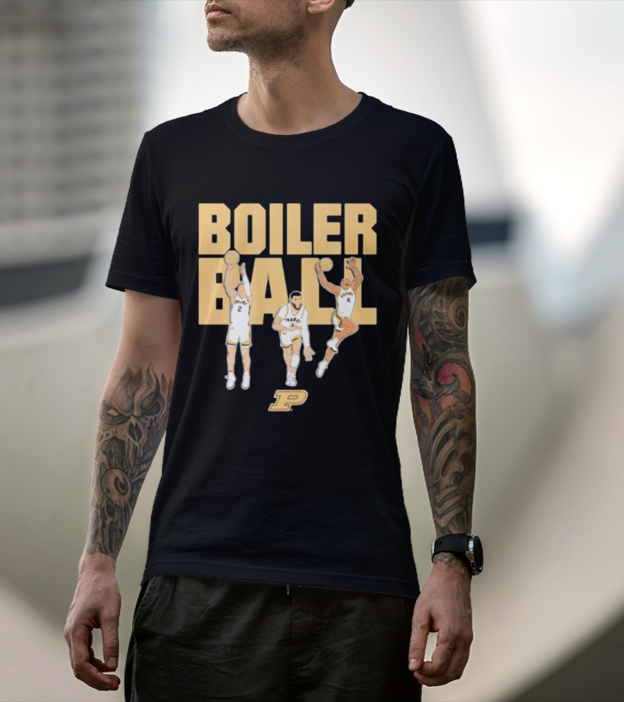 Braden Smith Fletcher Loyer Trey Kaufman Renn Purdue Basketball Boiler Ball T-Shirt