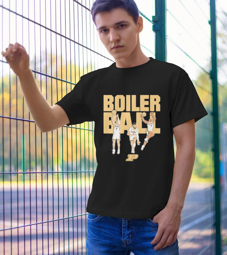 Braden Smith Fletcher Loyer Trey Kaufman Renn Purdue Basketball Boiler Ball T-Shirt