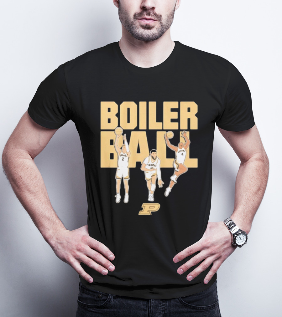 Braden Smith Fletcher Loyer Trey Kaufman Renn Purdue Basketball Boiler Ball T-Shirt