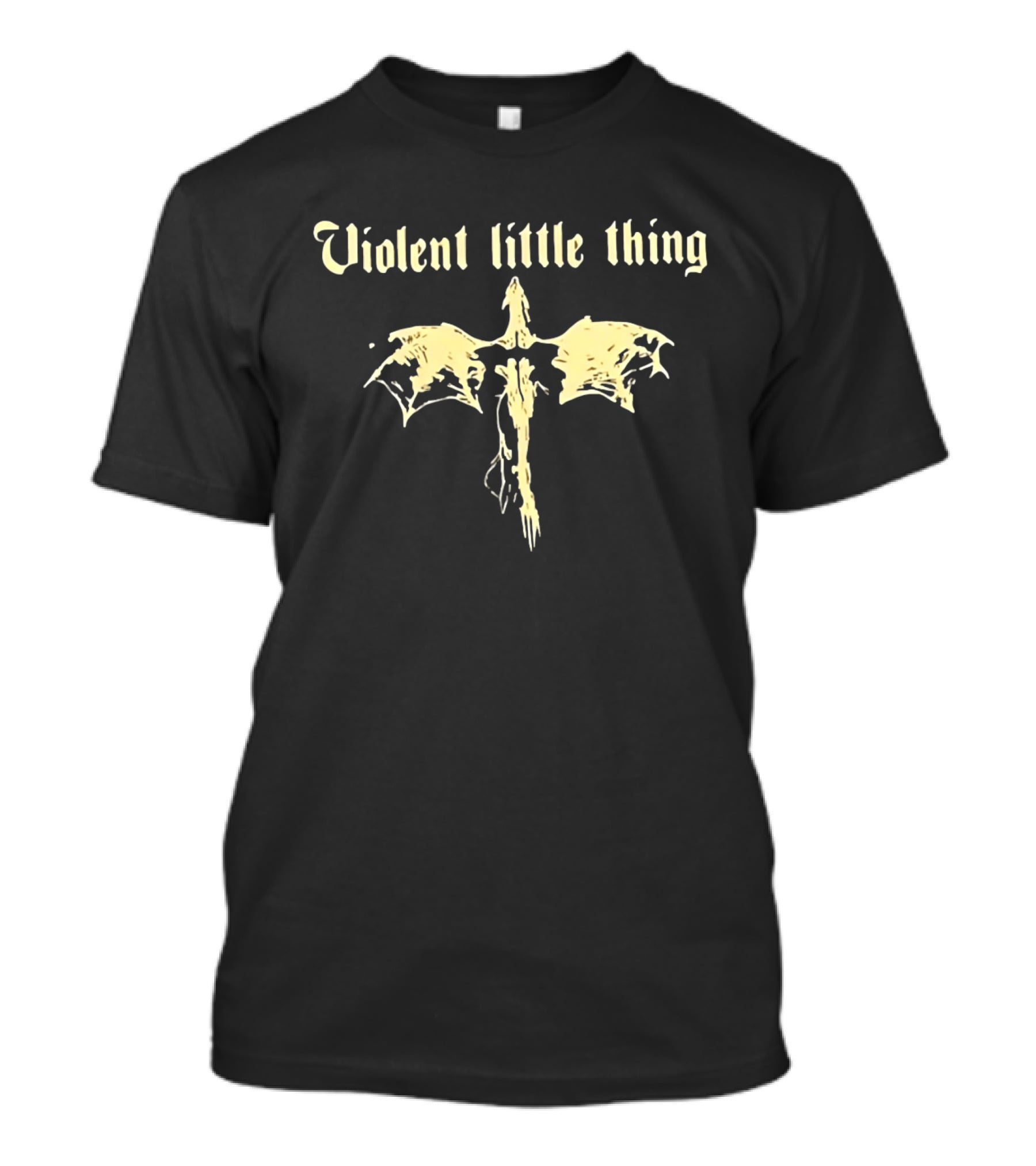 Violent Little Thing Dragon Fantasy Gothic T-Shirt