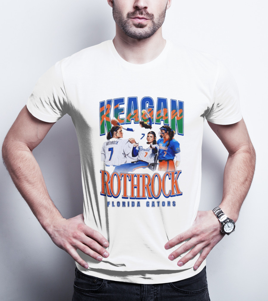Keagan Rothrock Florida Gators Rothrock 7 Baseball Softball Athlete T-Shirt