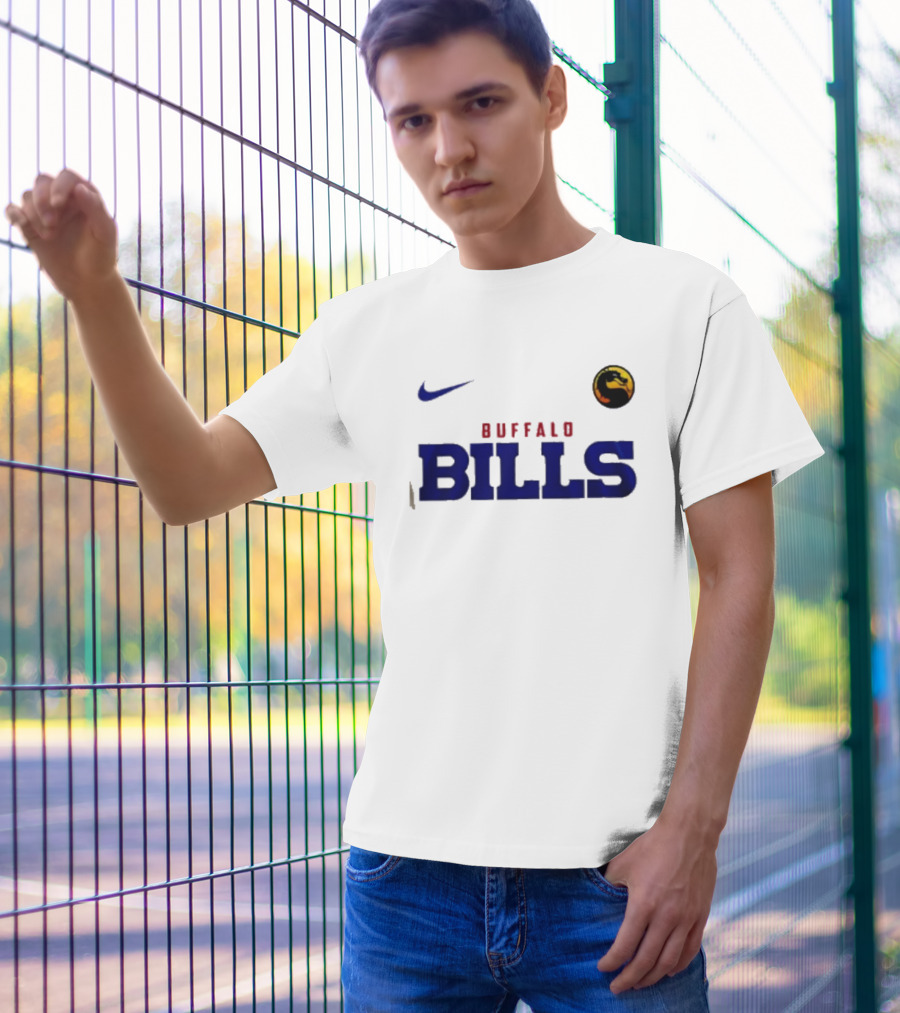 Nike Sub Zero Buffalo Bills Mortal Kombat Crossover Freeze Your Soul T-Shirt
