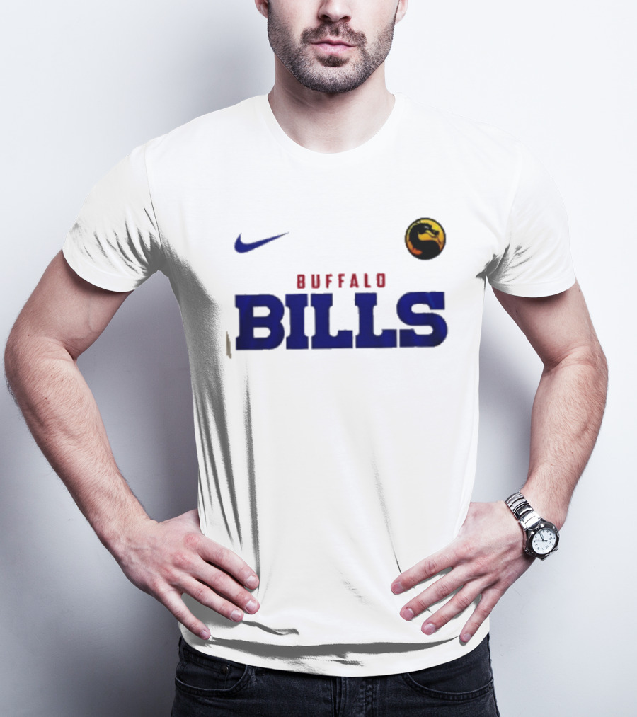 Nike Sub Zero Buffalo Bills Mortal Kombat Crossover Freeze Your Soul T-Shirt