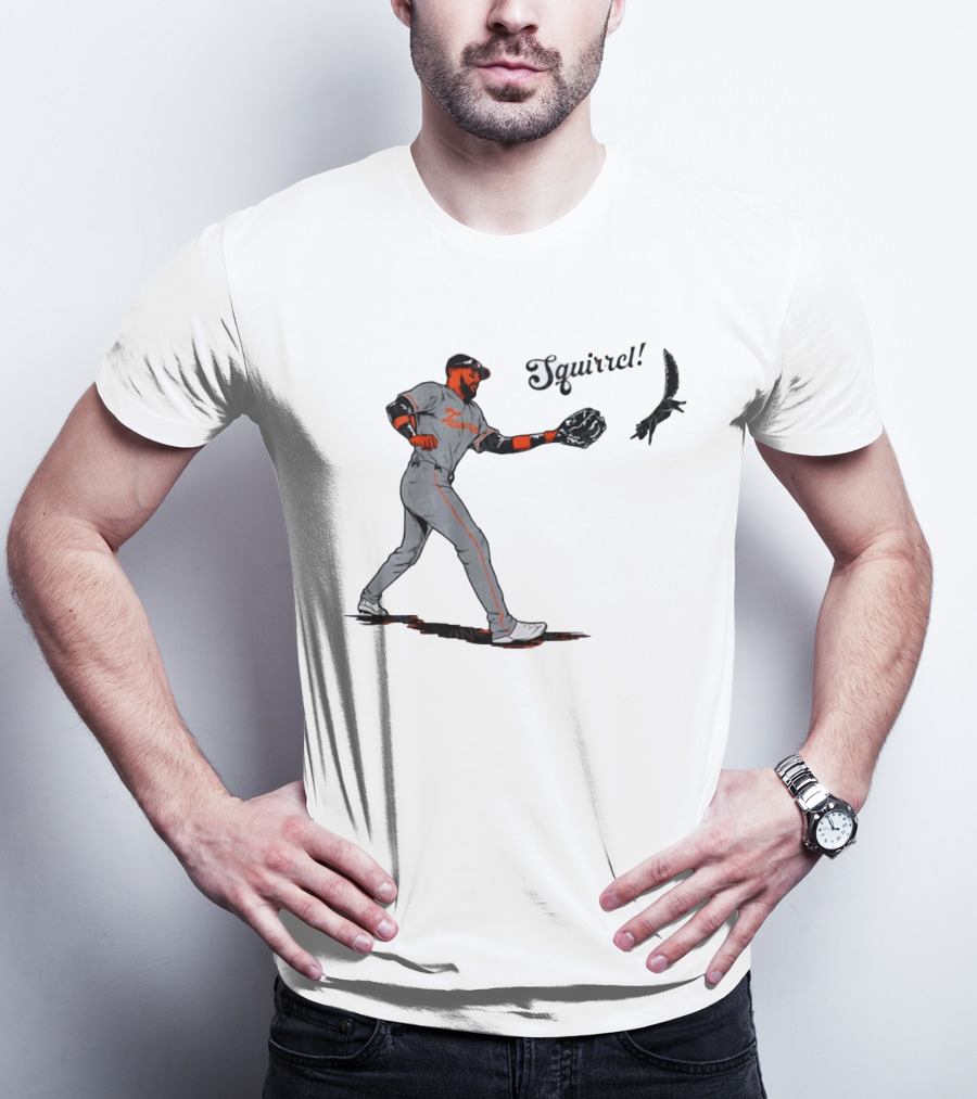 Tavares Squirrel Baltimore Orioles Baseball Moment Sports T-Shirt