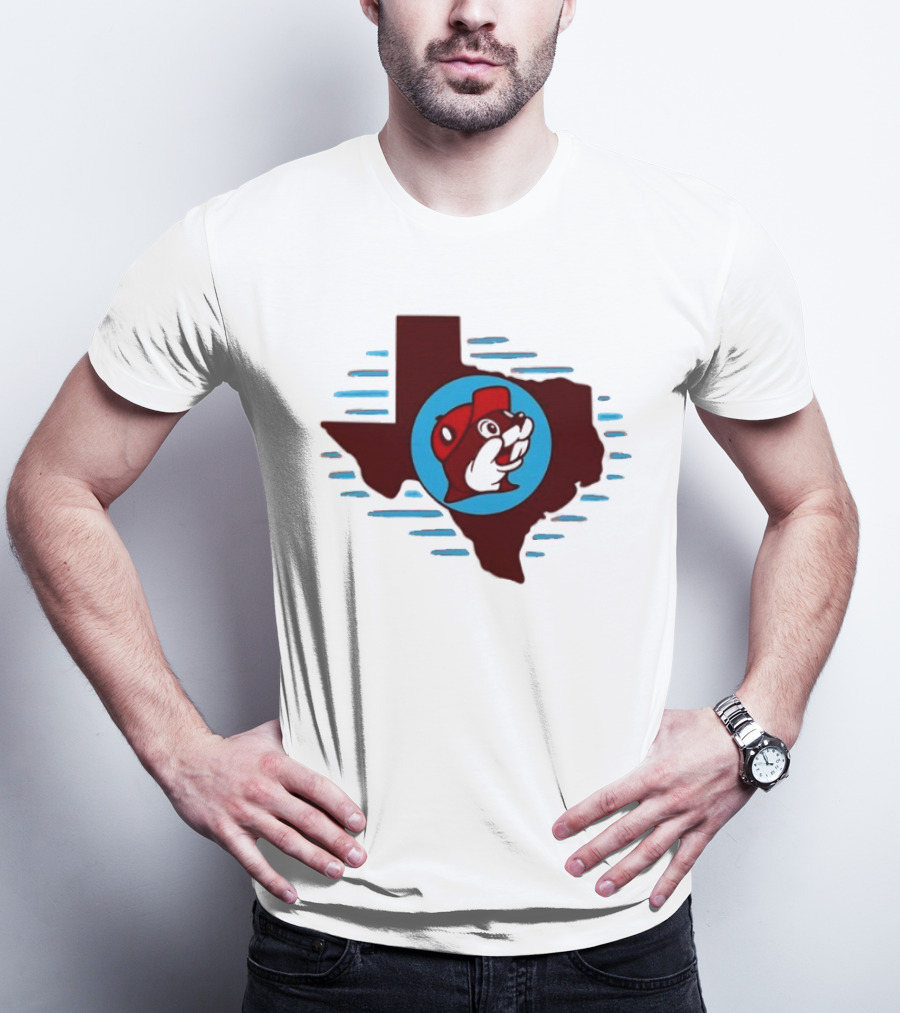 Buc Ees Texas Beaver Icon State Outline Trending T-Shirt