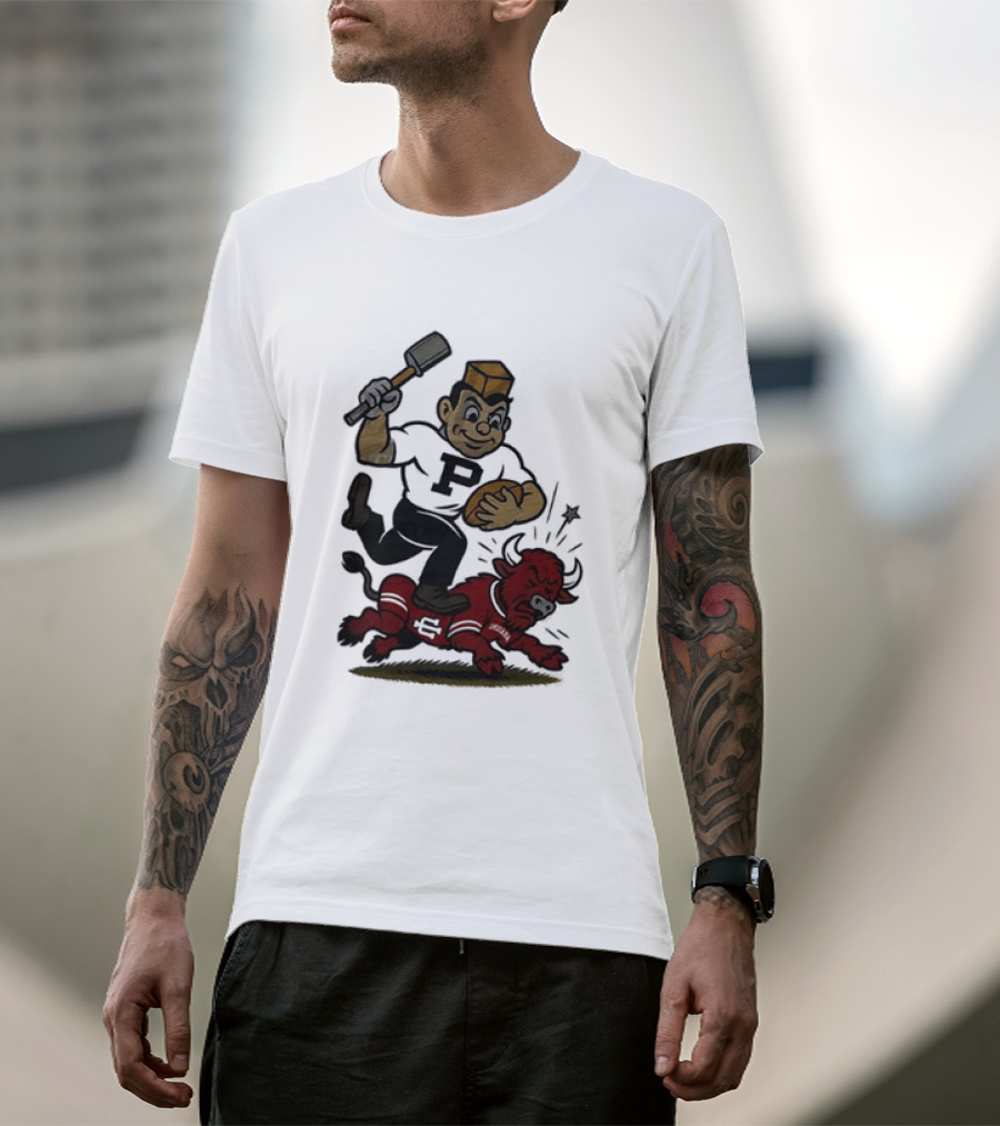 Purdue Boilermakers Crush Indiana Hoosiers NCAA Football Rivalry Victory T-Shirt
