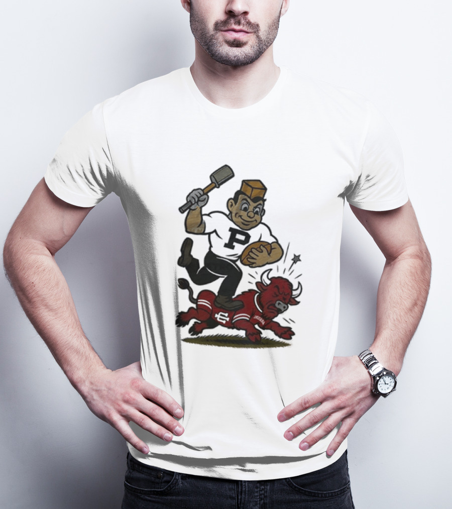 Purdue Boilermakers Crush Indiana Hoosiers NCAA Football Rivalry Victory T-Shirt