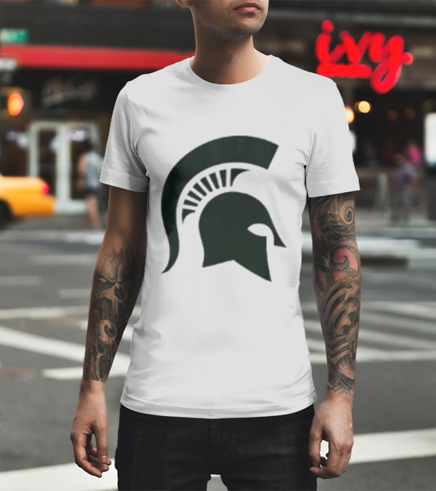 Michigan State Spartans Primary 2025 Iconic Spartan Helmet Trendy T-Shirt