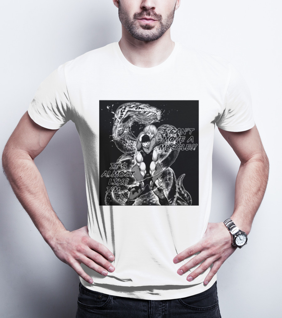 I Can't Move A Muscle It's Almost Like I'm Imai Cosmo Manga Snake Scene T-Shirt