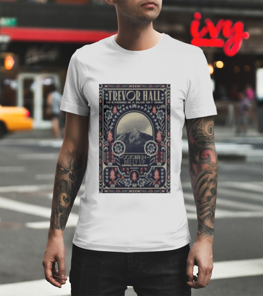 Trevor Hall An Evening In A Blue Sky Mind At Belly Up Aspen Colorado October 24 2025 T-Shirt