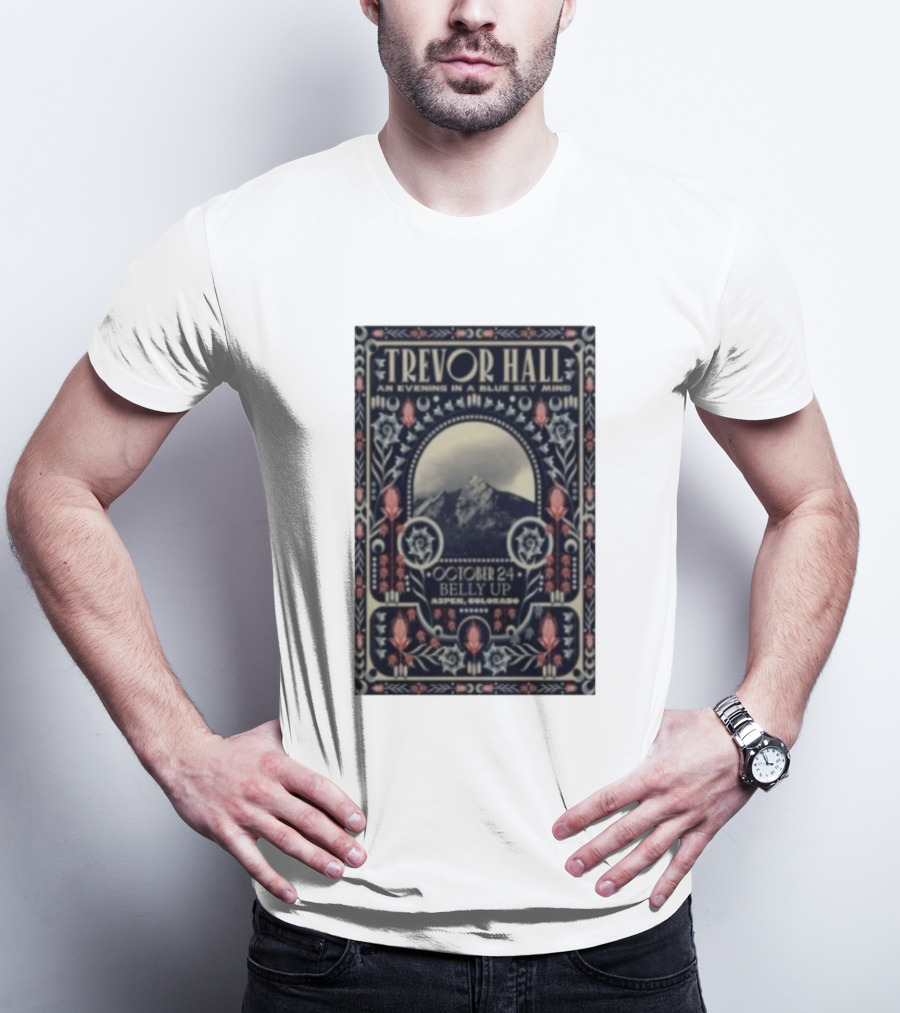 Trevor Hall An Evening In A Blue Sky Mind At Belly Up Aspen Colorado October 24 2025 T-Shirt