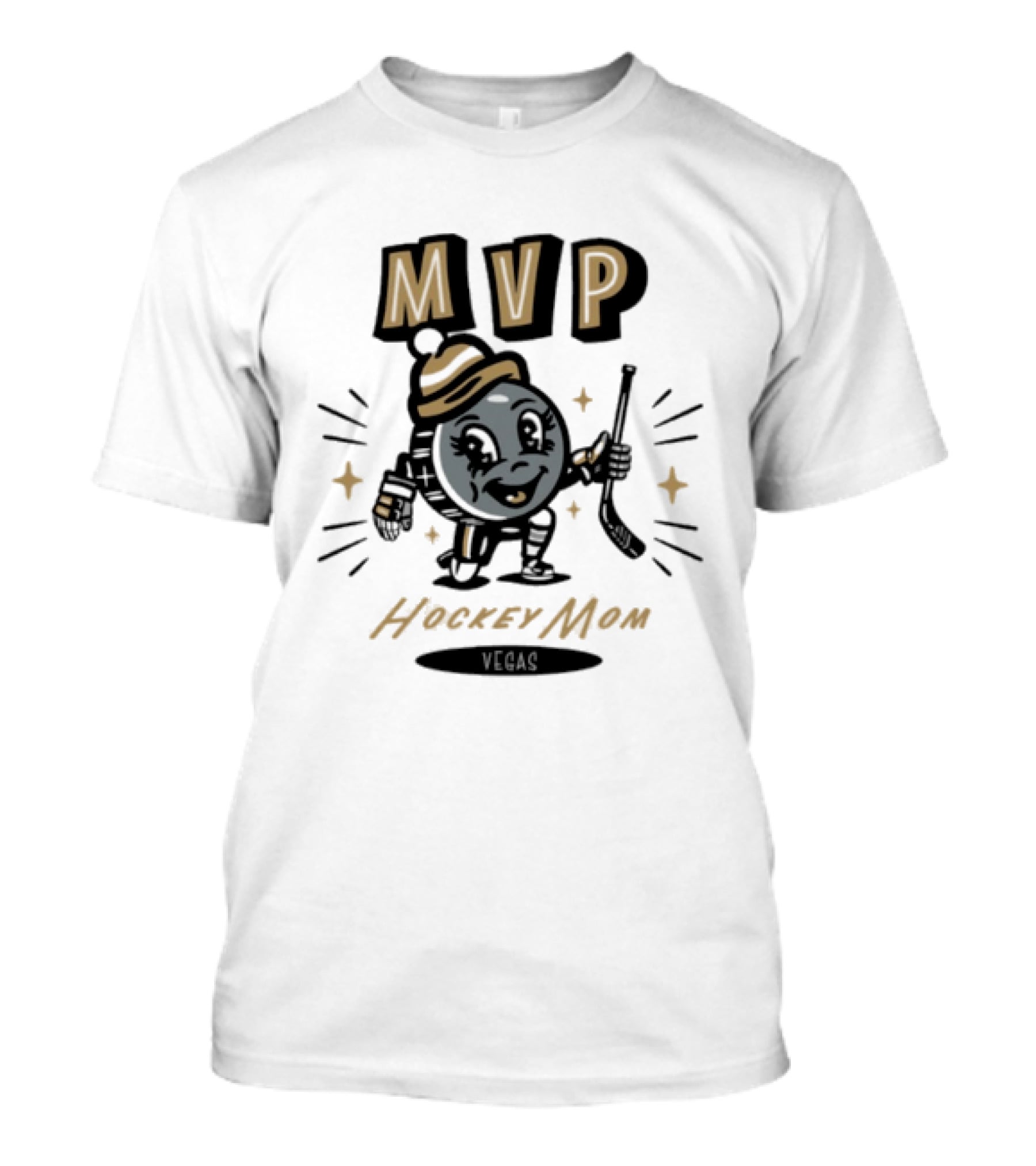 Original Vegas Golden Knights MVP Hockey Mom 2025 T-Shirt
