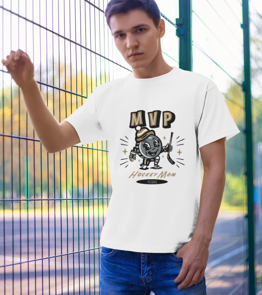 Original Vegas Golden Knights MVP Hockey Mom 2025 T-Shirt