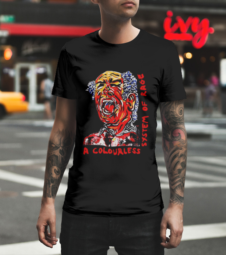 A Colourless System Of Rage Screaming Face T-Shirt