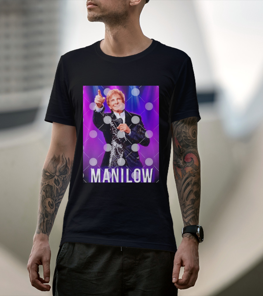 Barry Manilow Starry Stage Performance Concert T-Shirt