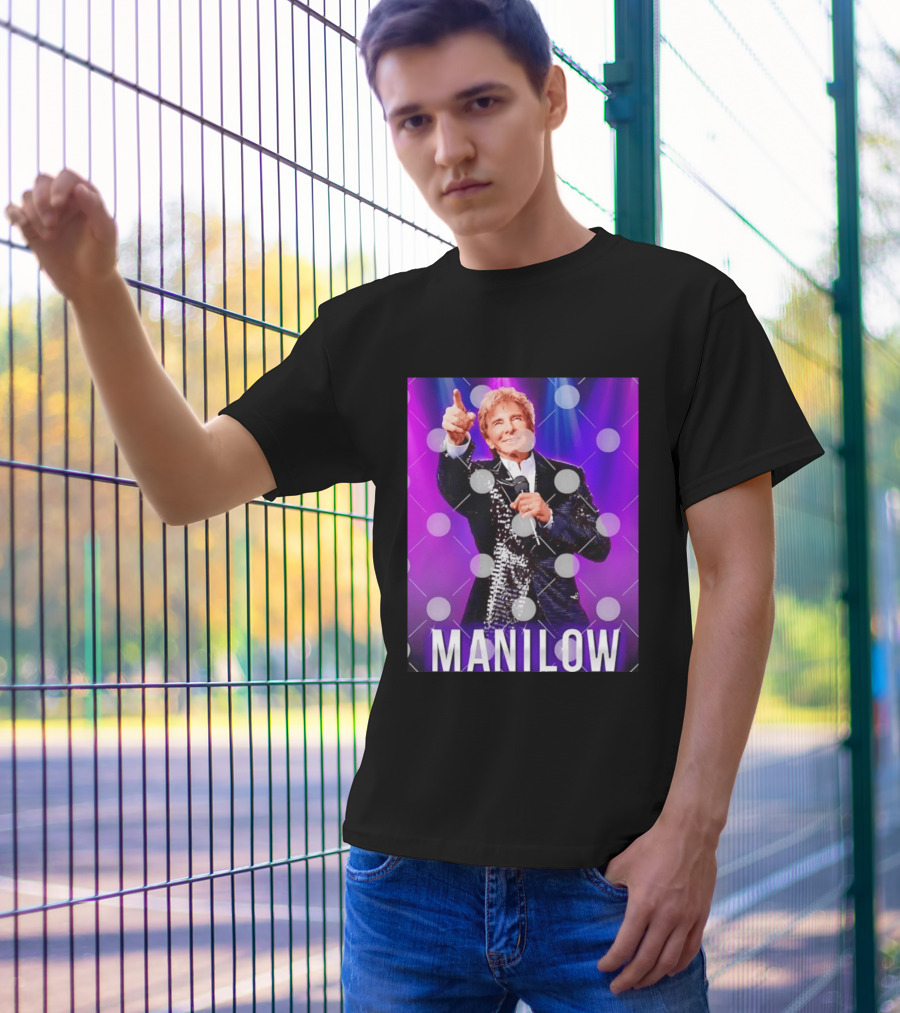 Barry Manilow Starry Stage Performance Concert T-Shirt