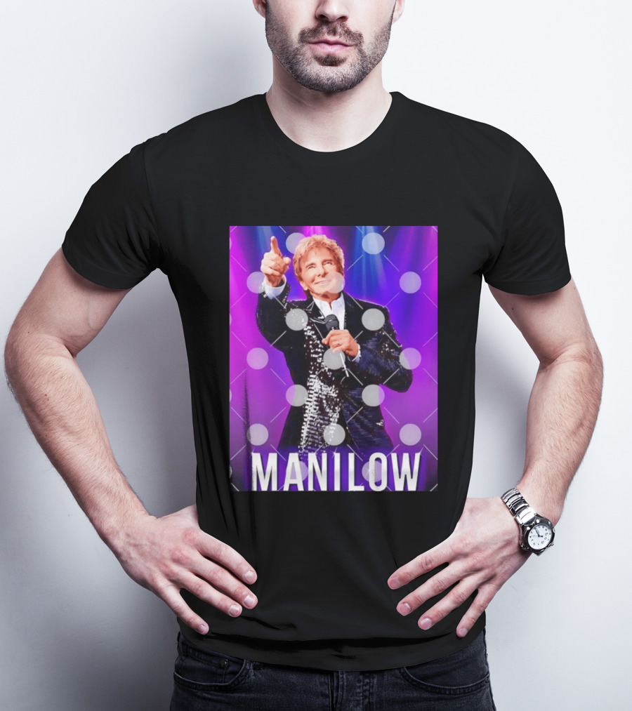 Barry Manilow Starry Stage Performance Concert T-Shirt