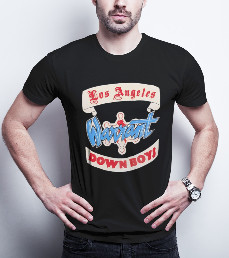 Los Angeles Warrant Down Boys Iconic Music Group T-Shirt