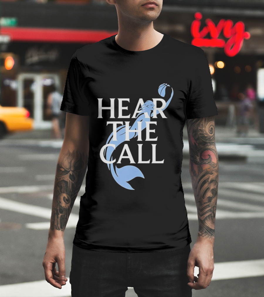 Hear The Call Mermaid Basketball Sports T-Shirt