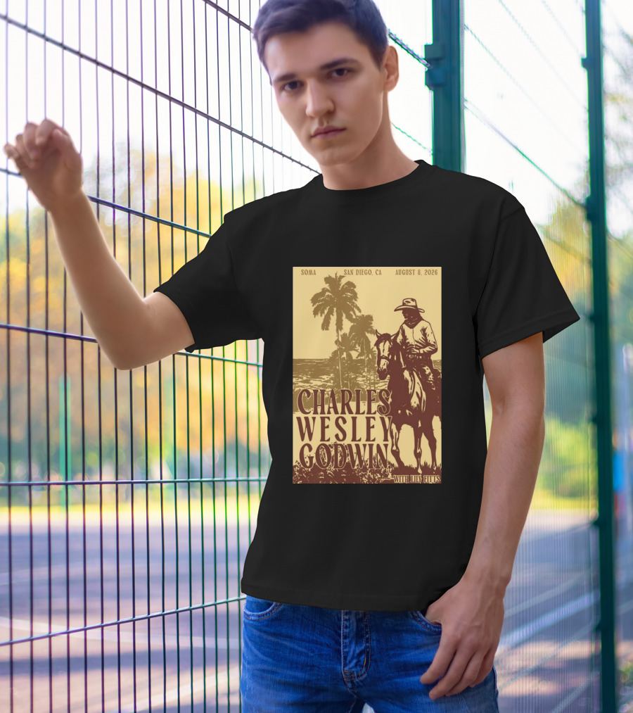 SOMA San Diego CA August 8 2026 Charles Wesley Godwin With Lilly Hiatt T-Shirt