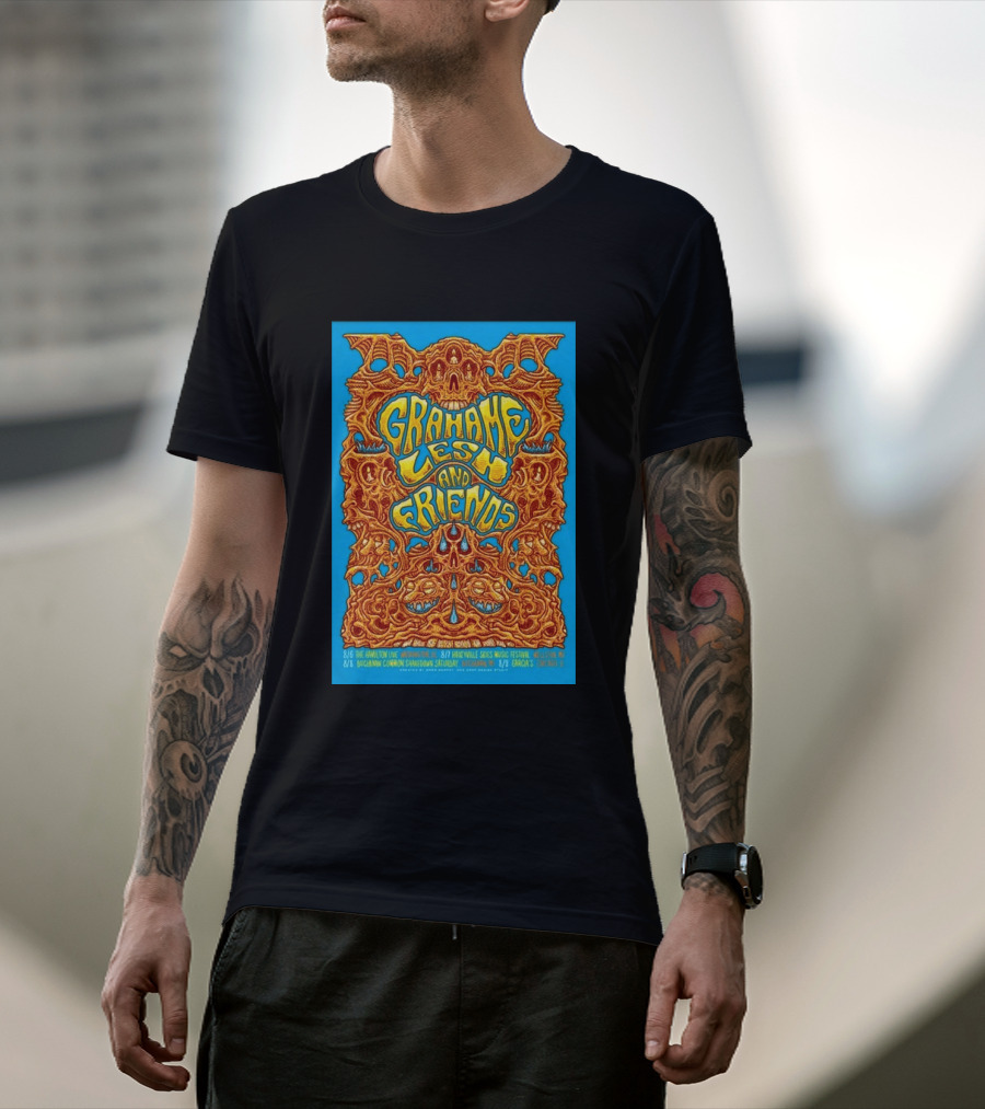 Grahame Lesh And Friends Tour August 2026 Hamilton Annapolis Ridgefield Buchanan Common Garcia's T-Shirt