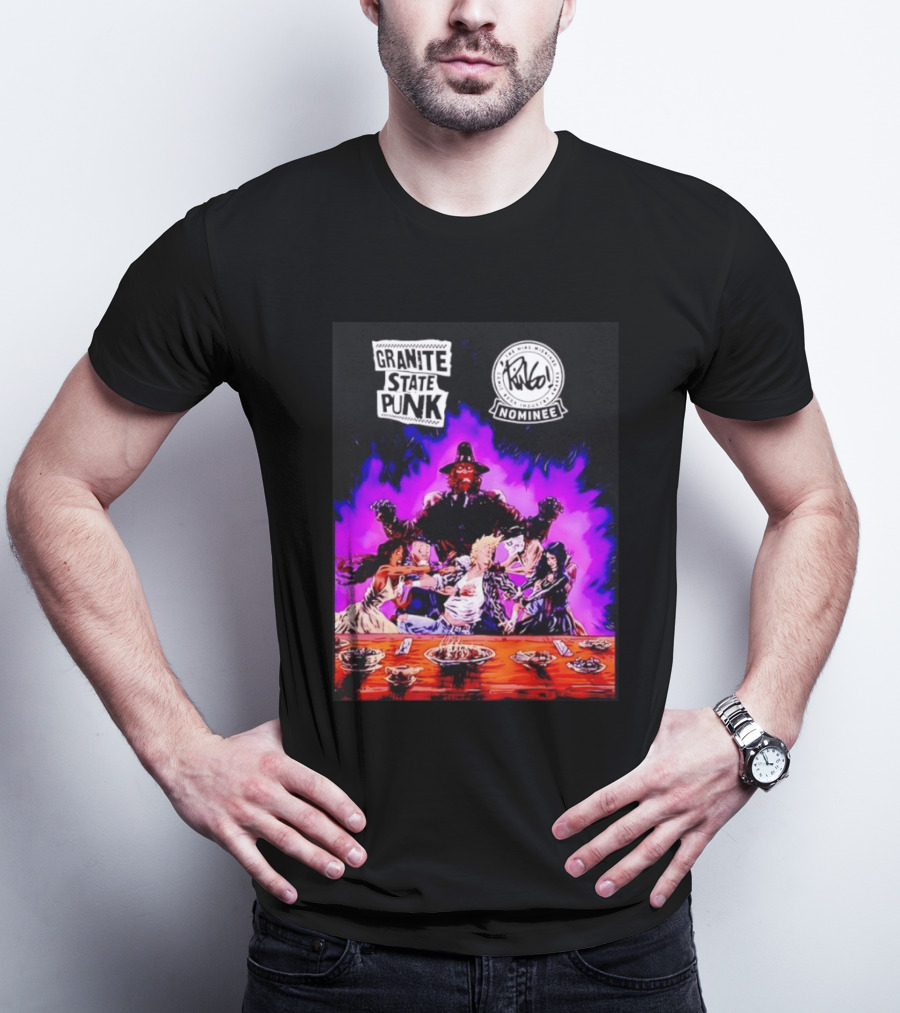 Granite State Punk Mike Wieringo Comic Book Industry Awards Nominee Vibrant Comic T-Shirt