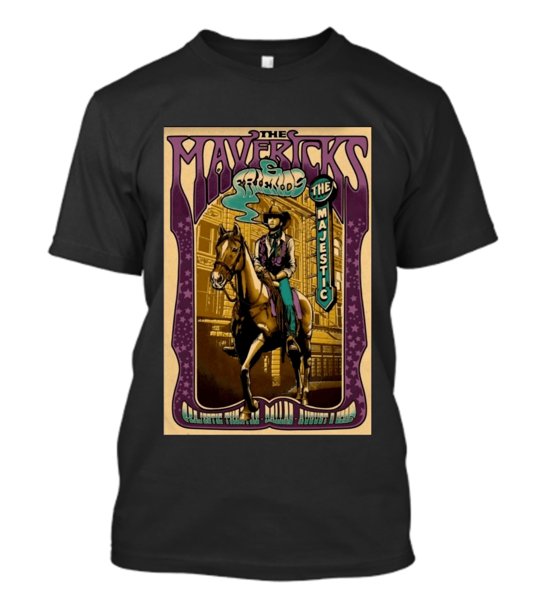 The Mavericks Majestic Theatre Dallas August 8 2026 Tour T-Shirt
