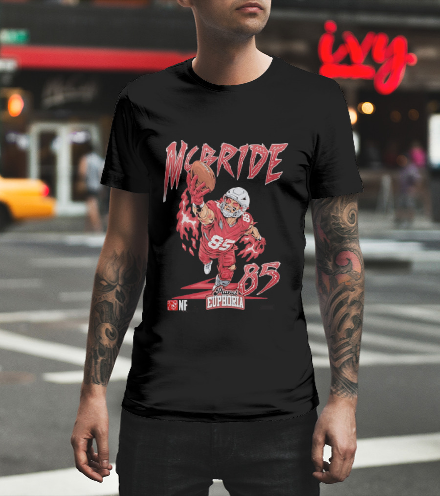 Trey McBride 85 Arizona Cardinals NFL Planet Euphoria T-Shirt