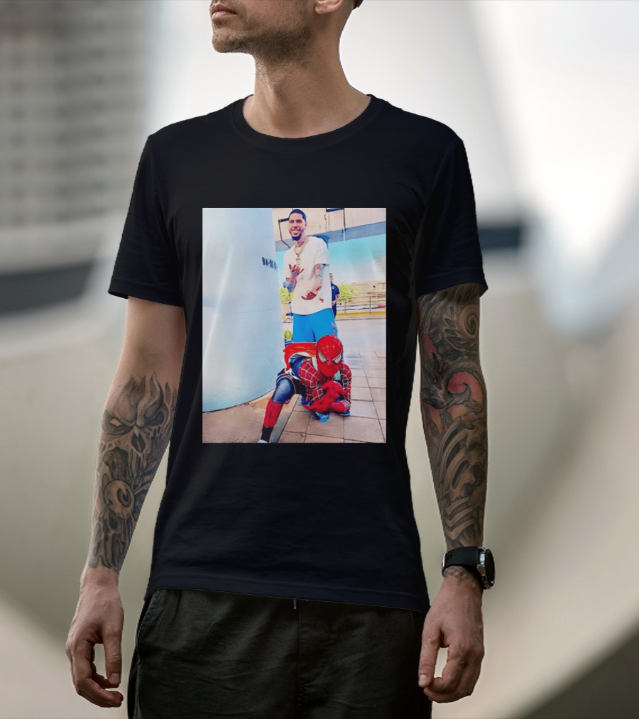Jayson Tatum Spider Man Boston Celtics T-Shirt