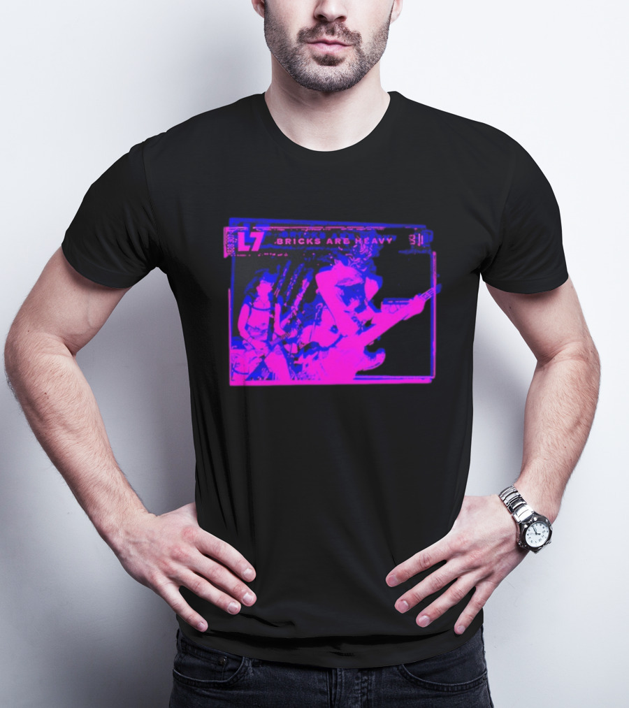 L7 Bricks Are Heavy Band Grunge Alternative Rock Album Cover T-Shirt
