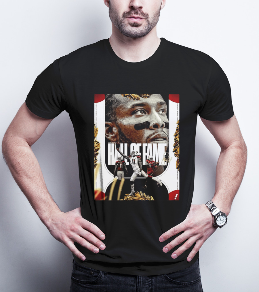 Larry Fitzgerald Hall Of Fame Class Of 2026 Legendary NFL Wide Receiver T-Shirt