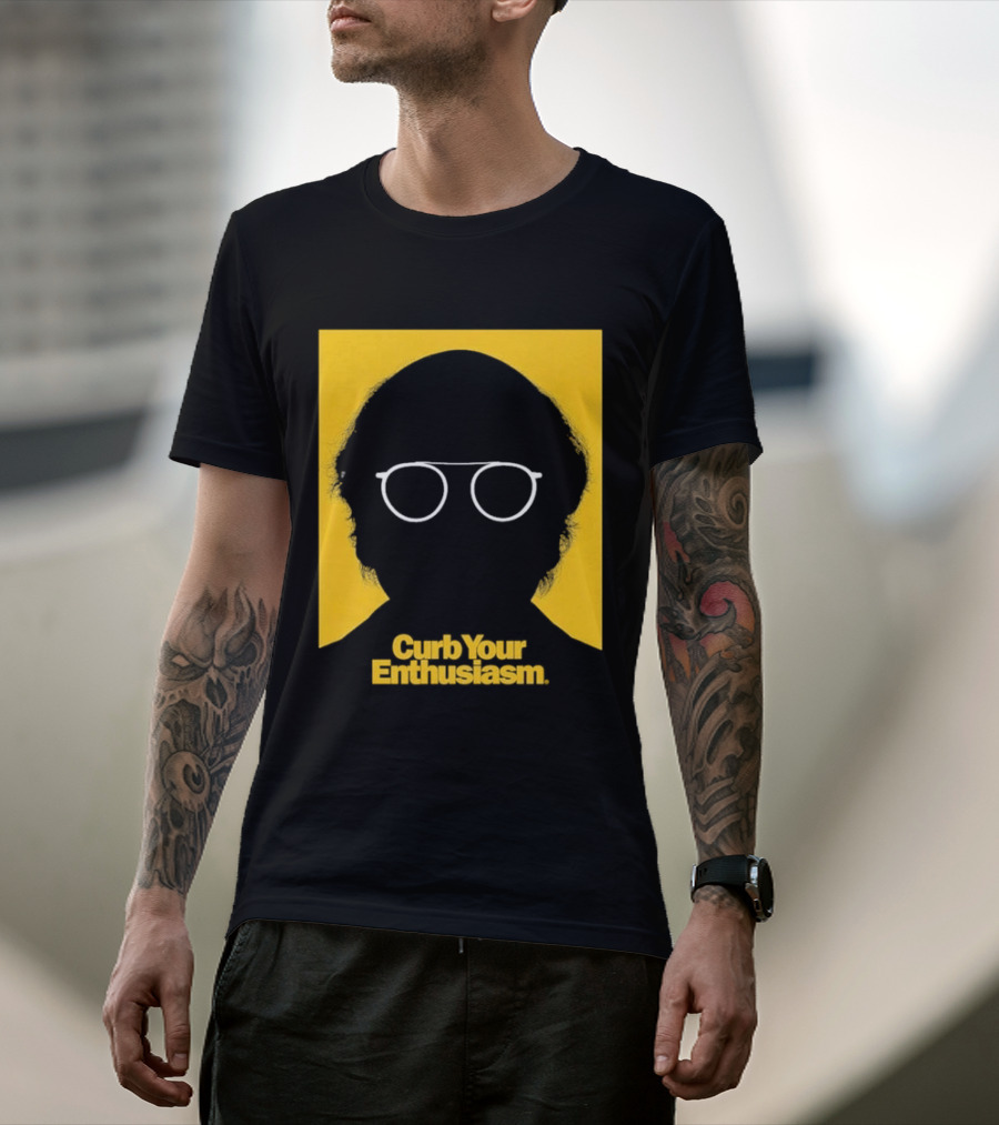 Curb Your Enthusiasm Larry David Silhouette Glasses T-Shirt
