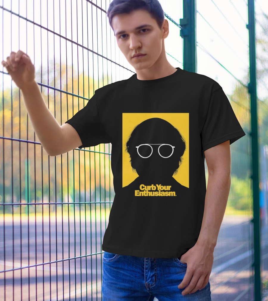 Curb Your Enthusiasm Larry David Silhouette Glasses T-Shirt